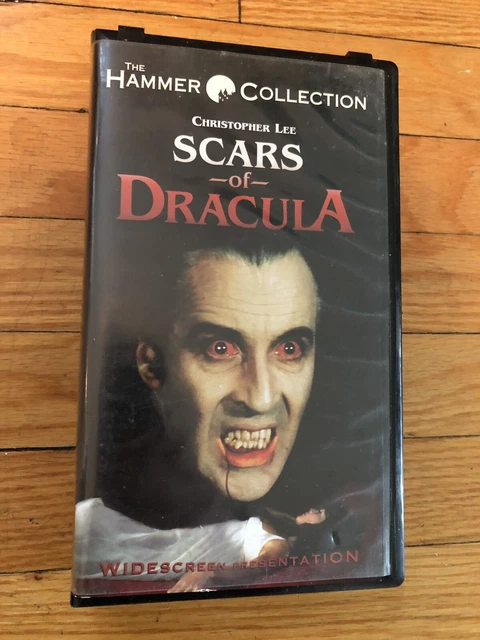 SCARS OF DRACULA VHS Hammer Collection Widescreen Christopher Lee $40. ...