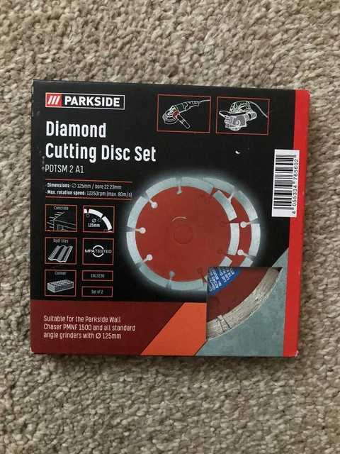 PARKSIDE DIAMOND CUTTING Disc Set PDTSM 2 A1 EUR 10,74 - PicClick DE