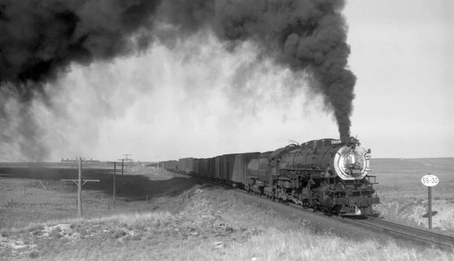SP SOUTHERN PACIFIC Railroad Train, Engine No 5038, Type 4-10-2 Old ...