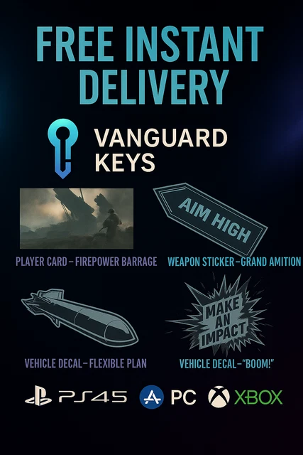 BATTLEFIELD 6 FULL SET 4 RARE REWARDS | BF6 CODES | PS-XBOX-PC GLOBAL ...