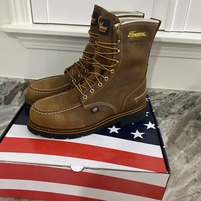 THOROGOOD 1957 SERIES 8" Waterproof Steel Toe Work Boots 804-3898 Nib ...