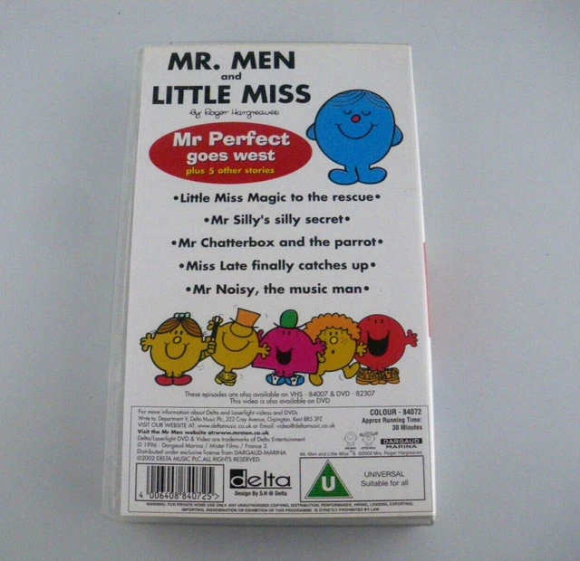 MR MEN AND Little Miss VHS - Mr Perfect Goes West - SEALED Video Tape £ ...