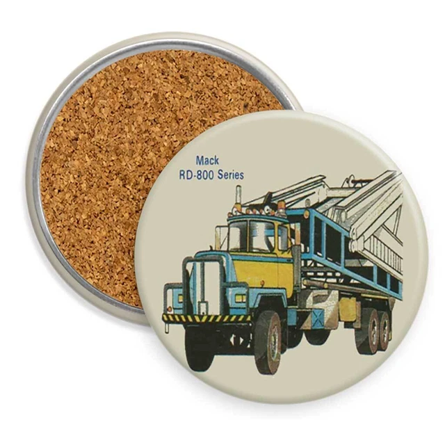 VINTAGE MACK TRUCK RD 800 Series Drink Coaster $8.49 - PicClick