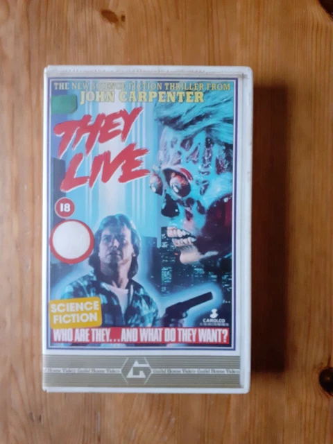 THEY LIVE BIG box vhs video tape John Carpenter £31.91 - PicClick UK