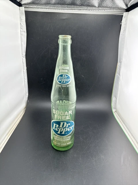 DR PEPPER BLUE Label Sugar Free Soda Bottle 10oz. £11.92 - PicClick UK