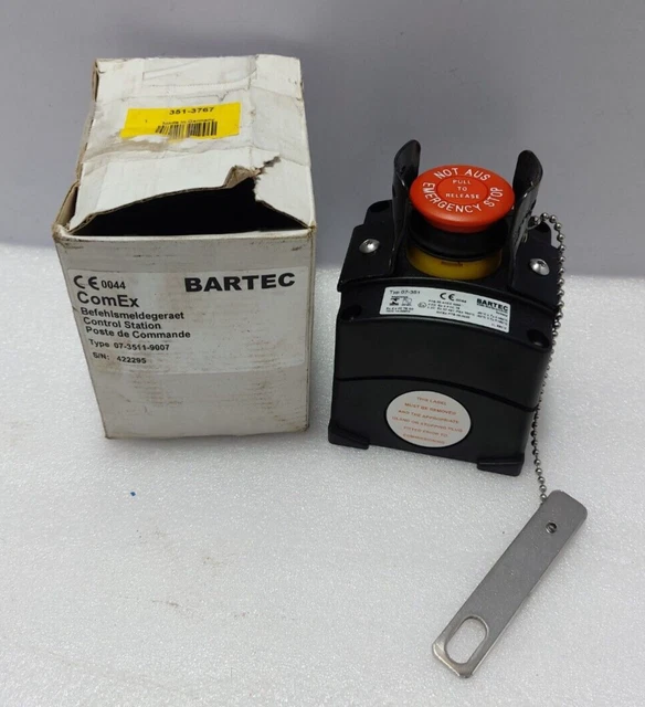 BARTEC 07-3511-9007 CONTROL Station PTB 00 ATEX 1068 EUR 221,00 ...