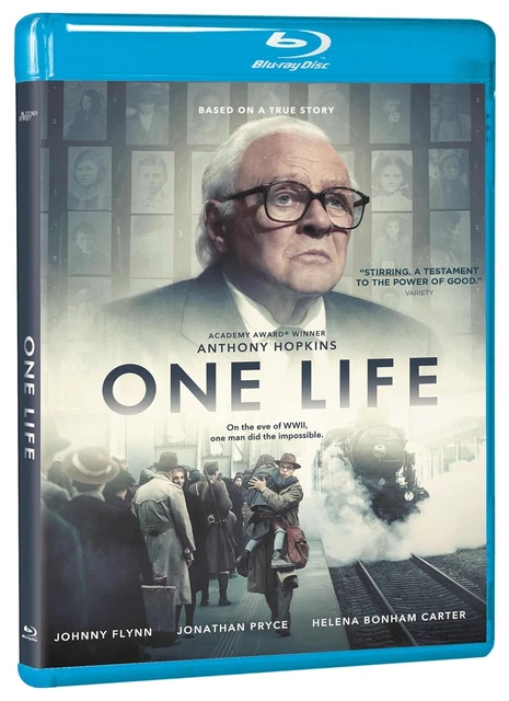 ONE LIFE (BLU-RAY) Anthony Hopkins Johnny Flynn Lena Olin Alex Sharp ...