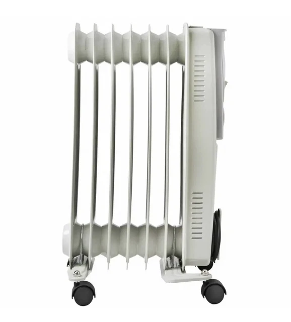 BLAUPUNKT 7 Fin Oil-Filled Turbo Radiator 1500W Portable Heater Camping ...