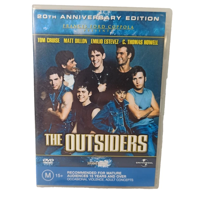 THE OUTSIDERS 20TH Anniversary Edt DVD Gangs Crime Buddy Coppola Region ...
