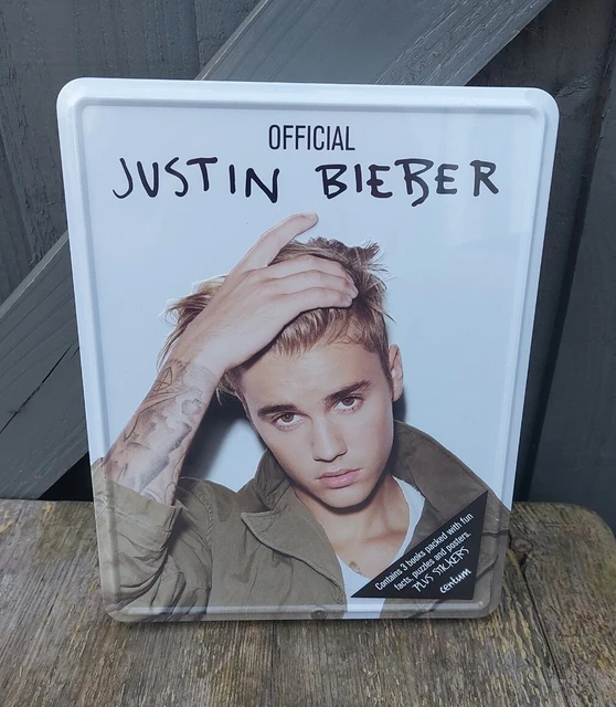 JUSTIN BIEBER MEMORABILIA Book Poster Fan Tin Stickers Brand New Sealed ...