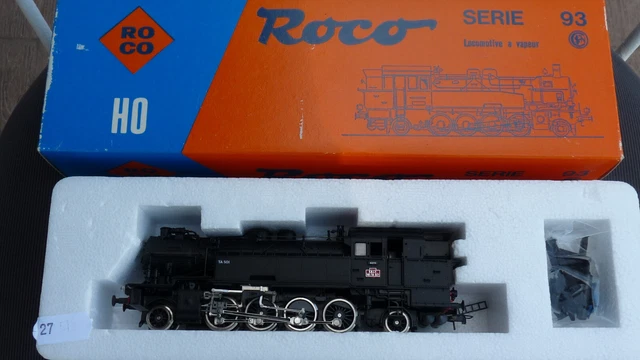 ROCO . Locomotive Vapeur. 141 TA 501 DEPOT Metz . SNCF REF 04122B . HO ...