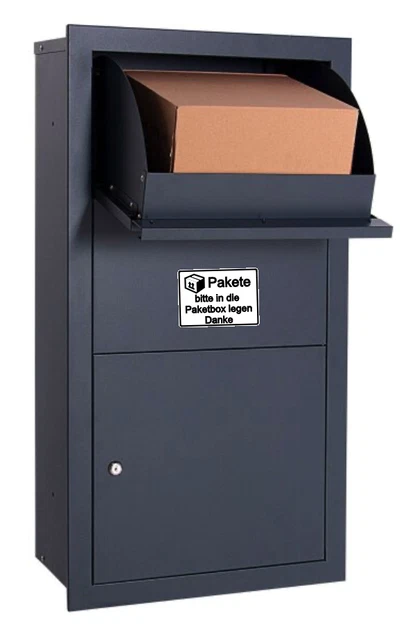 PAKETBOX AUFKLEBER - "Pakete bitte in die PAKETBOX legen" - Paket Box ...