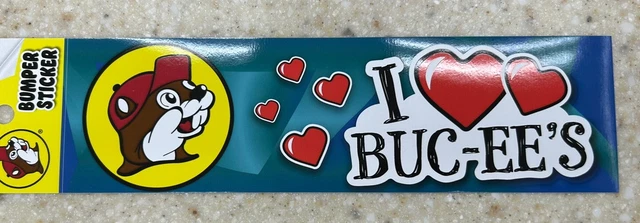 BUC-EE'S (BUCEES) BUMPER Sticker | I Love Buc-ee’s! ️| New Edition 2025 ...