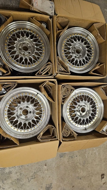 BBS RS301 5X100 17X7.5 Et33 Oem Plus Wheels Vw Golf Mk1 Mk2 Mk3 Gti Vr6 ...