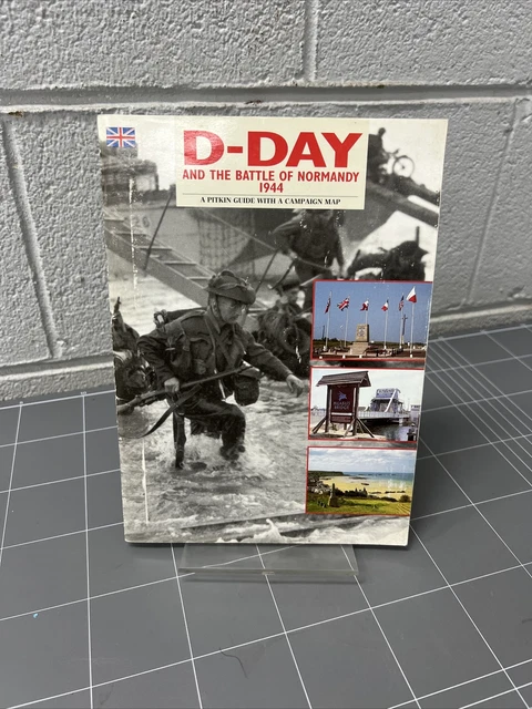 VINTAGE BOOKLET D Day Battle Of Normandy Pitkin Guide Campaign Map Ww2 ...