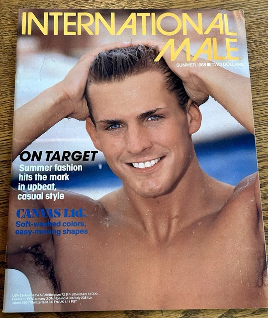 INTERNATIONAL MALE 1988 Summer Men's Fashion Underwear Catalogue, Gay ...