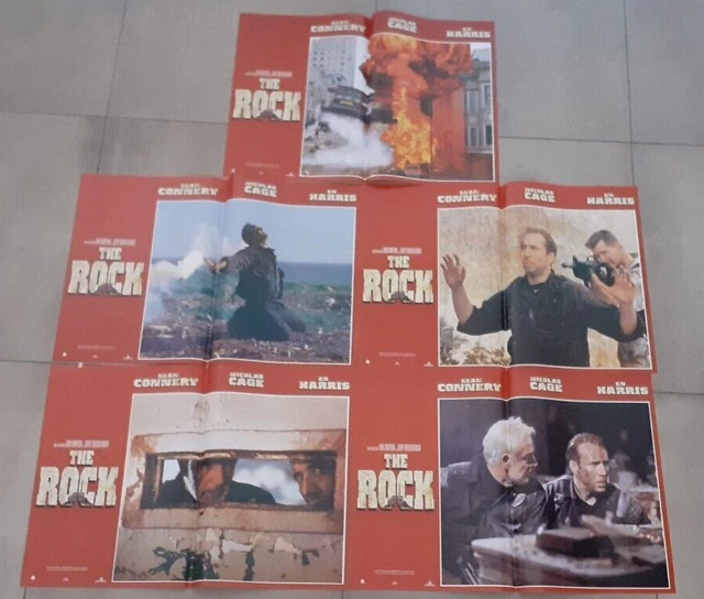 5 FOTOBUSTE THE ROCK sean connery nicolas cage ed harris michael bay ...