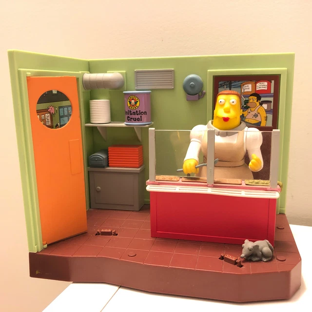 SIMPSONS WOS SPRINGFIELD Elementary Cafeteria Playset $38.00 - PicClick CA