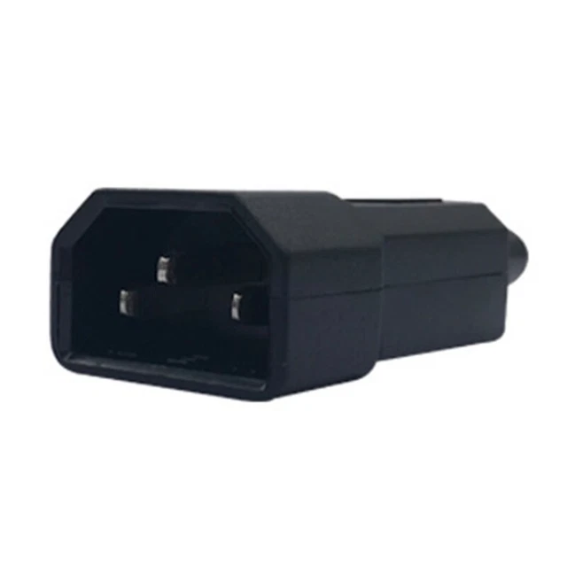 DIY 10A 250V Black IEC C14 Male Plug Rewirable Power Connector 3 Pin ...
