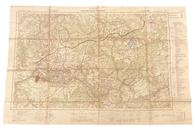 POST WW2 BRITISH Military Training Ground Facilities Baumholder 1965 ...