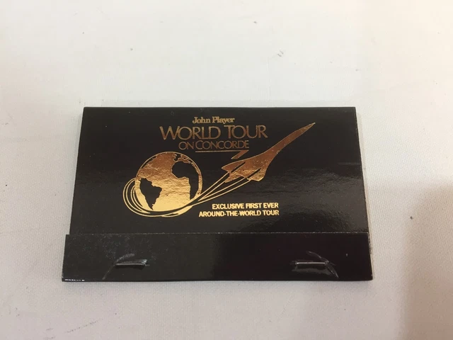 VINTAGE JOHN PLAYER World Tour On Concorde Matches Brand New Triangle £ ...