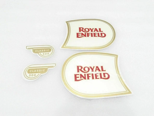 FUEL TANK AND TOOL BOX STICKER SET CLASSIC 500 fit for ROYAL ENFIELD ...