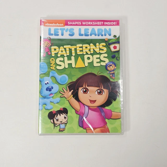 LET'S LEARN: PATTERNS and Shapes (DVD, 2014, Full Screen) Dora The ...