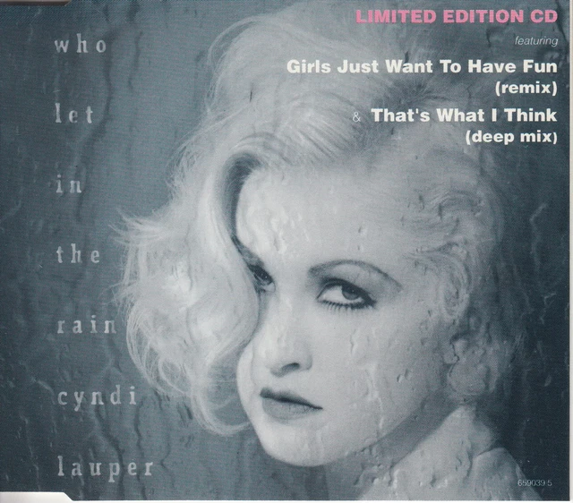 CYNDI LAUPER - Who Let In The Rain (1993,Limited Ed.) £7.59 - PicClick UK