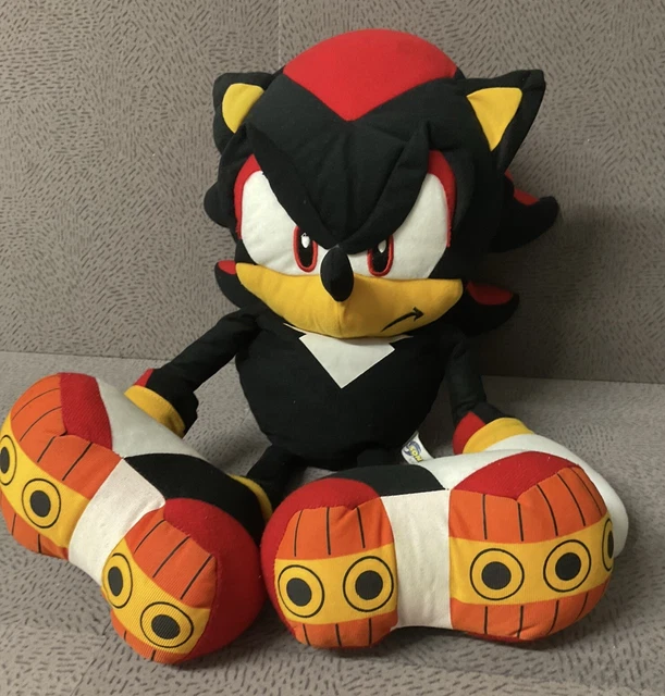 HUGE 26& SHADOW The Hedgehog Plush Sonic X Uk Exclusive Prize Soft Toy ...