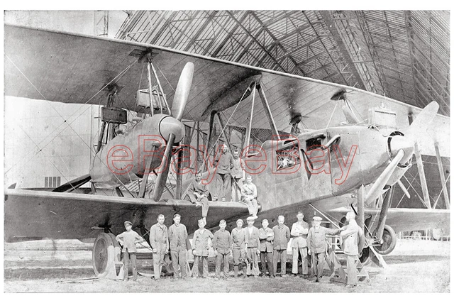 WW1 GERMAN ZEPPELIN Staaken R.XIV Giant Aircraft With Ground Crew WWI £ ...