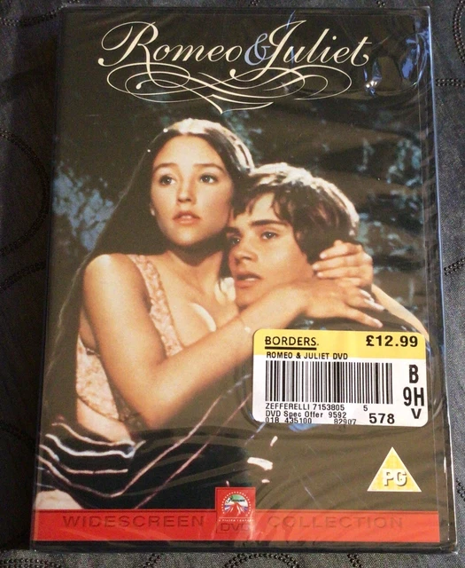 SHAKESPEARE- ROMEO AND Juliet (DVD, 1968) Franco Zeffirelli, Olivia Hussey - NEW £10.00 ...