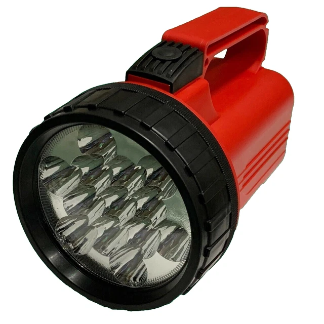 STATUS HIGH POWER 13 Led Lantern Torch In Red/Black Battery Powered ...