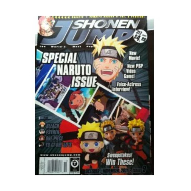 VIZ MEDIA SHONEN Jump #105 "Naruto, Bleach, Psyren" Mag VG+ $5.50 ...
