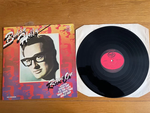 ALBUM VINYLE COMPILATION Buddy Holly Rave On Rock & Roll 1975 (MFP ...