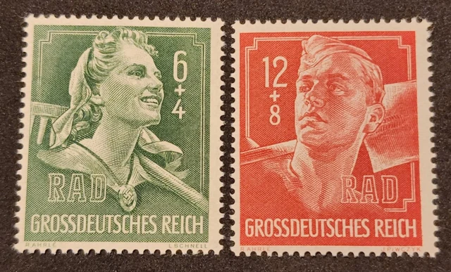 GERMAN THIRD REICH Nazi RAD Reichsarbietdienst Workers Party Stamp Set ...