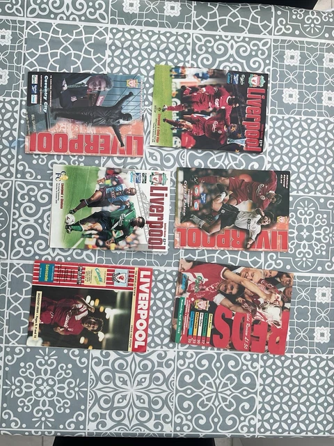 LIVERPOOL PROGRAMMES BULK 1990s £5.00 - PicClick UK