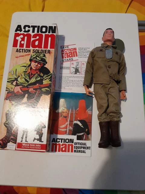 ACTION MAN 40TH anniversary soldier with brown hair and box £40.00 ...