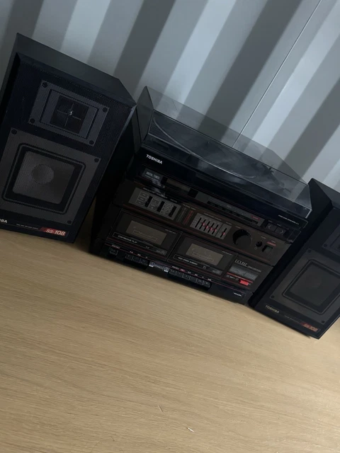 VINTAGE 1980S TOSHIBA SL8 Stereo Hi-Fi Midi System - Tested Working £ ...