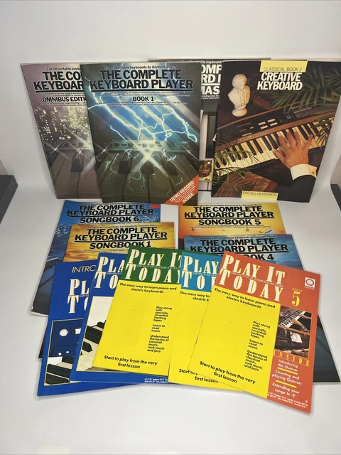 THE COMPLETE KEYBOARD Player Song Book Bundle £0.99 - PicClick UK