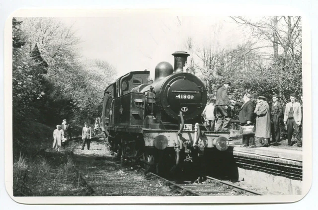 RCTS RAIL TOUR at Stanmore 27.04.1958 Stanier 2P Loco No. 41901 RAILWAY ...