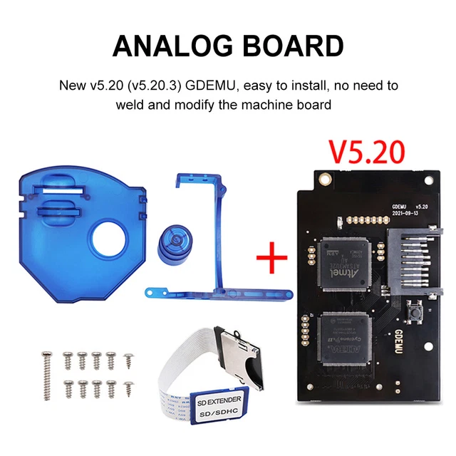 GDEMU V5.20 OPTICAL Drive Simulation Board for SEGA DreamCast DC VA1 Console ~G £69.24 - PicClick UK