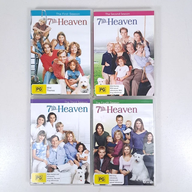 7TH HEAVEN: SEASON 1-4 (US Drama TV Series) Region 4 DVD 18 Discs VGC ...