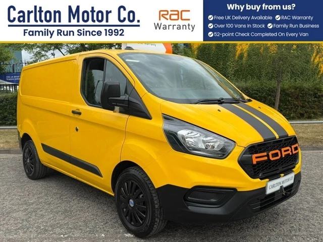 2020 FORD TRANSIT Custom 2.0 340 EcoBlue Leader Panel Van inch TAILGATE ...