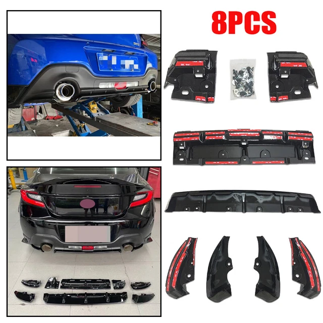 FIT 2022 2023 Subaru BRZ Toyota GR86 Rear Diffuser Bumper Lip Gloss ...