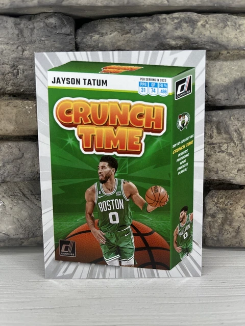 2023-24 DONRUSS JAYSON Tatum CRUNCH TIME #10 SP Boston Celtics EUR 1,84 ...