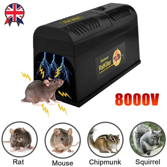 ELECTRONIC MOUSE TRAP Mice Rat Killer Victor Pest Control Electric ...