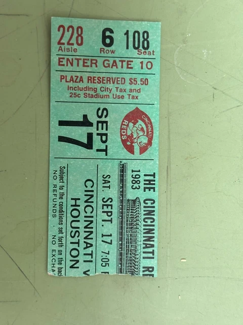 JOHNNY BENCH RARE 1983 Farewell Certificate Attendance Program ...