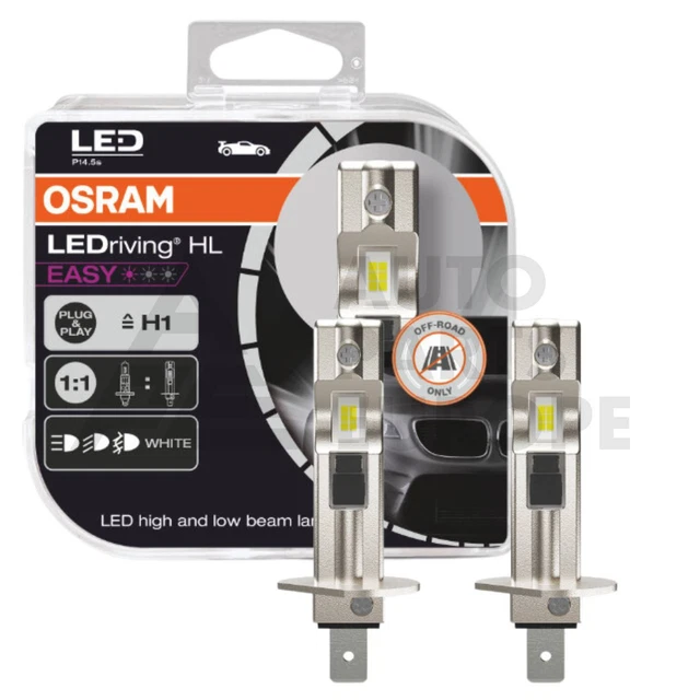 PAIRE LAMPES AMPOULES Osram H1 LED Hl Easy Lumière Blanche 6000K EUR 80 ...
