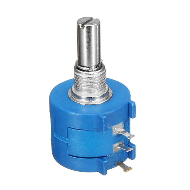 VERTICAL POTENTIOMETER MULTITURN Counting Dial Rotary Knob Adjustable £ ...