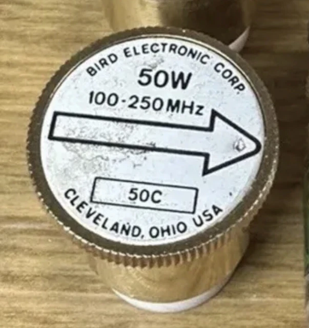 BIRD 43 ELEMENTO Wattmetro Thruline 50C 50Watt 100-250MHz EUR 93,40 ...